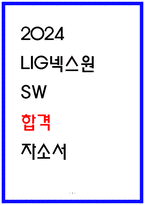 LIG넥스원 SW 자소서