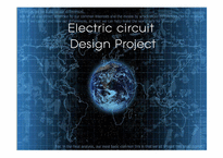 공학 Electric circuit Design Project