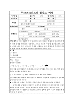 무근콘트리트의 휨강도 시험 KS F 2408