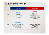 삼양라면 마케팅 4P STP SWOT분석과 삼양라면 마케팅전략 제안