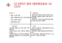 CJ 기업분석과 SWOT분석 CJ 경영전략과 사업성공 실패사례분석 PPT