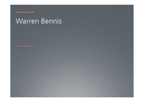 Warren Bennis
