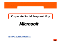 Microsoft CSR 사례