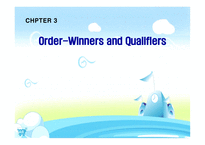 Order-Winners and Qualifiers 전략적 시나리오와 접근법